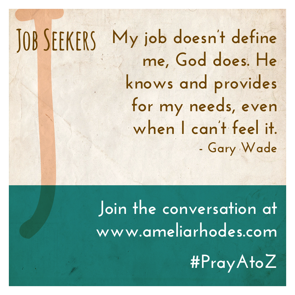 Pray A to Z: Job Seekers – Amelia Rhodes
